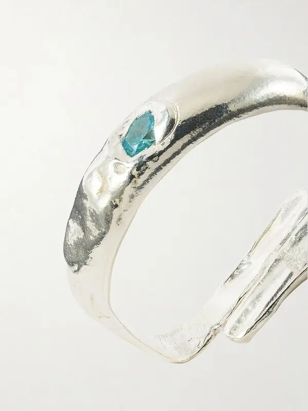 SIMUERO Sterling Cubic Zirconia Toe Ring