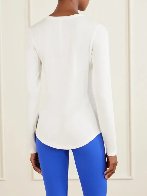 Lululemon Hold Tight Ribbed Modal Crewneck Long Sleeve Top