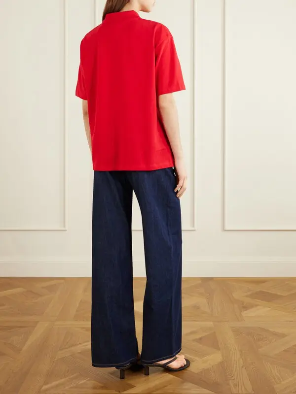 FLORE FLORE Flore Organic Cotton-piqué Polo Shirt