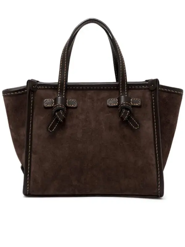 GIANNI CHIARINI Miss Marcella Top Handle Bag - Brown