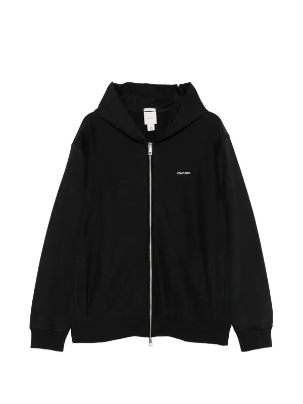 Calvin Klein Hooded Sweatshirt Micro Logo Double Zip