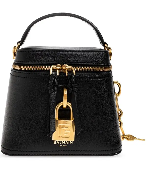 BALMAIN PARIS Zipped Bag Mm - Black