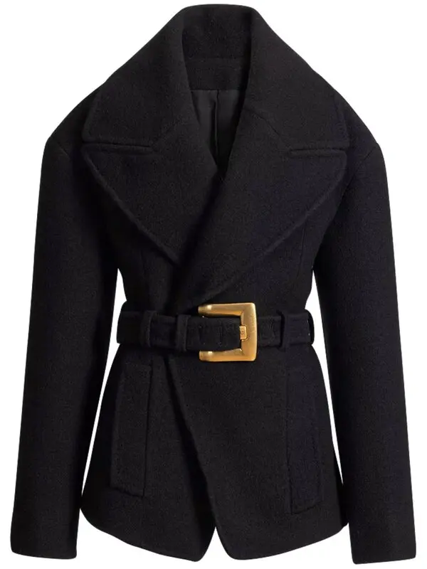 BALMAIN PARIS Short Coat - Black