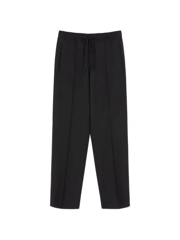 Valentino Garavani Embroidered V Logo Pants - Black