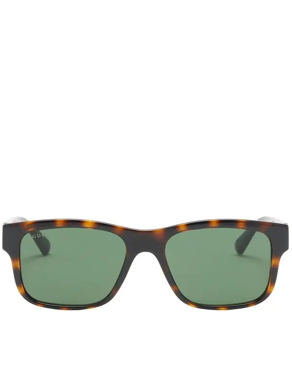 Gucci Glasses With Green Lenses