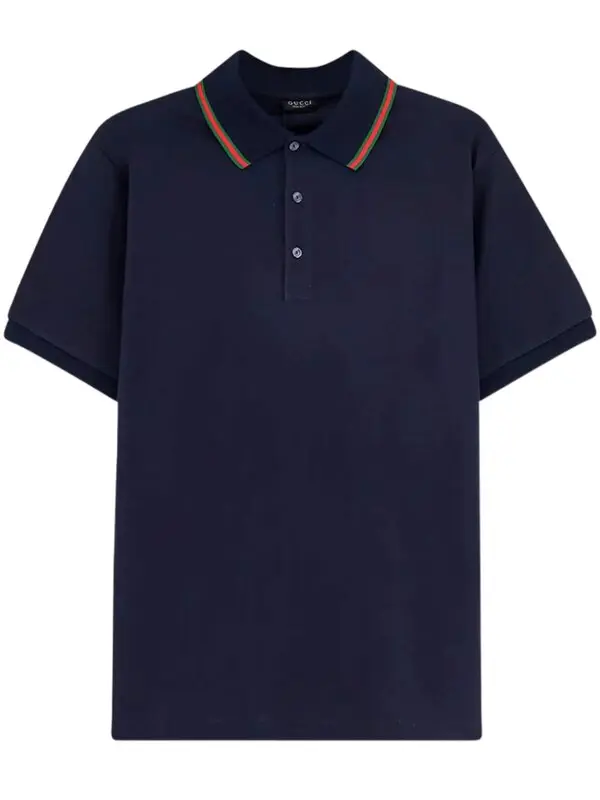 Gucci Piqué Cotton Jersey Polo