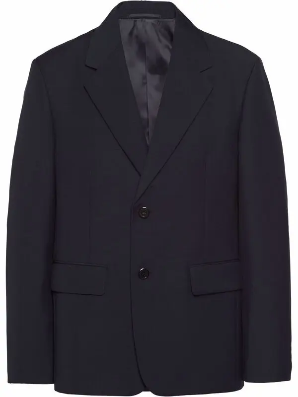 Prada Single-breasted Mohair Wool Jacket