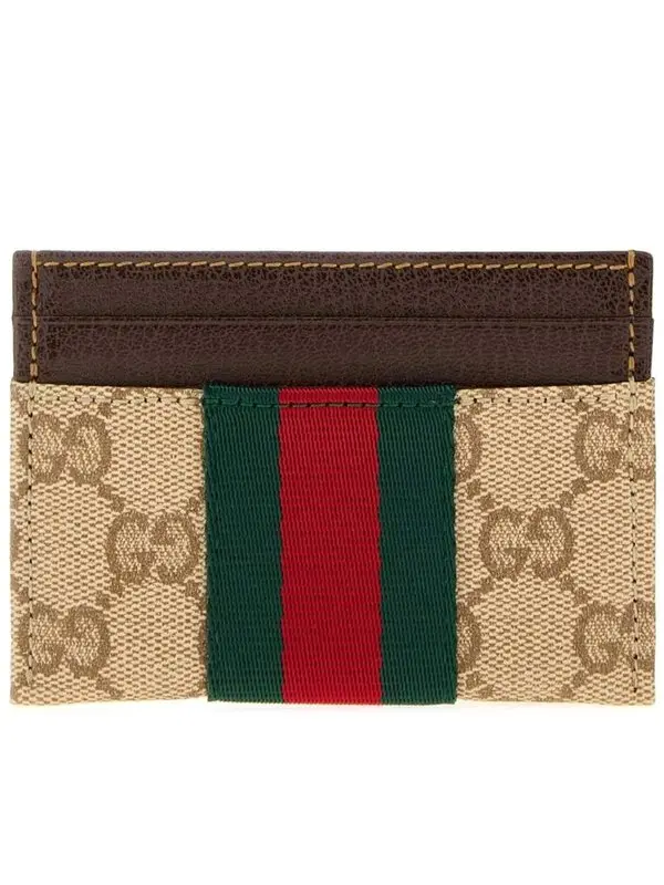 Gucci Card Holder With Web