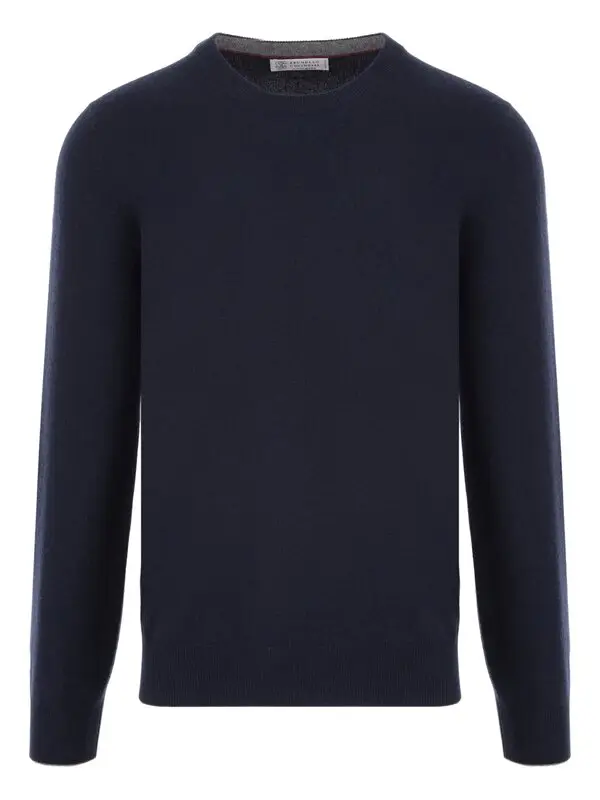 Brunello Cucinelli Crewneck Sweater - Blue