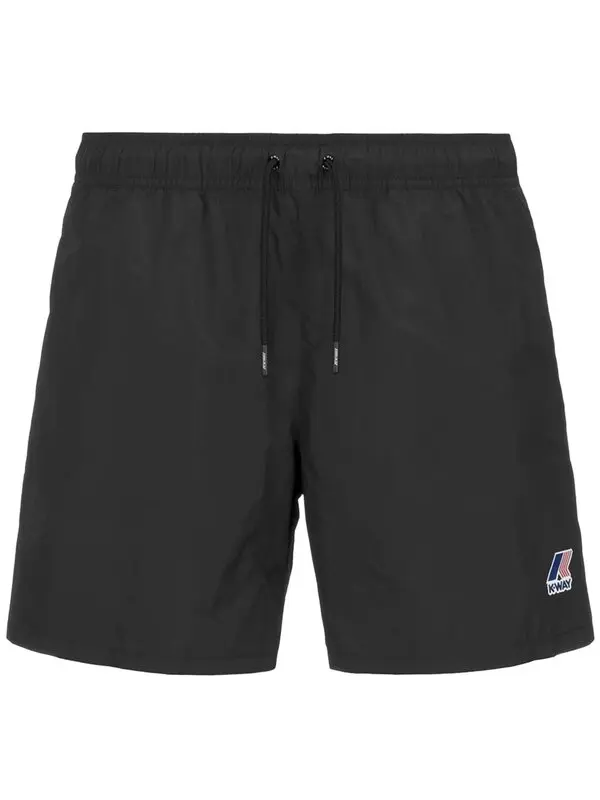 K-WAY Le Vrai Olivier Technical Fabric Shorts