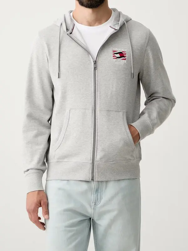Tommy Hilfiger Rwb Box Flag Tr Full Zip Sweatshirt