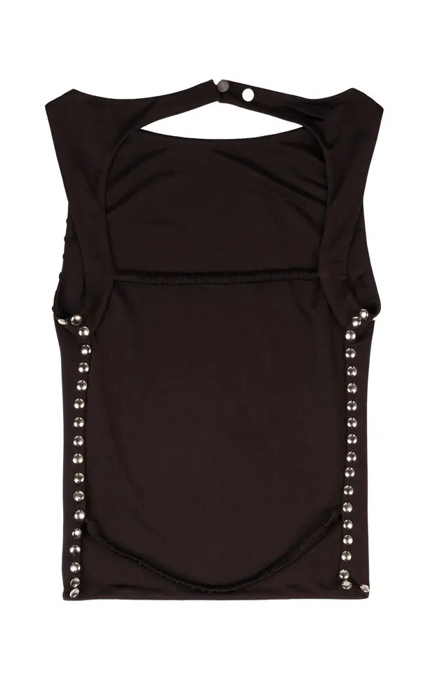SIEDRES Zelna Studded Cutout Tank Top