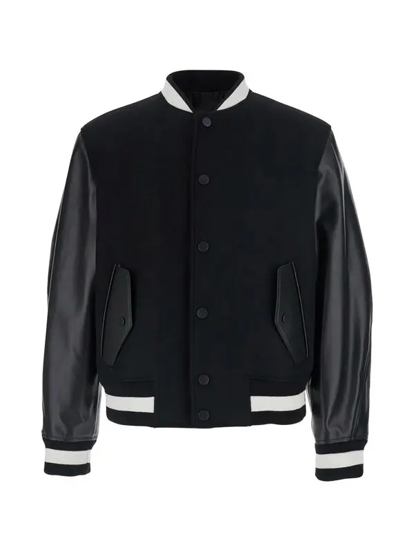 Givenchy Mix Material Blouson - Black