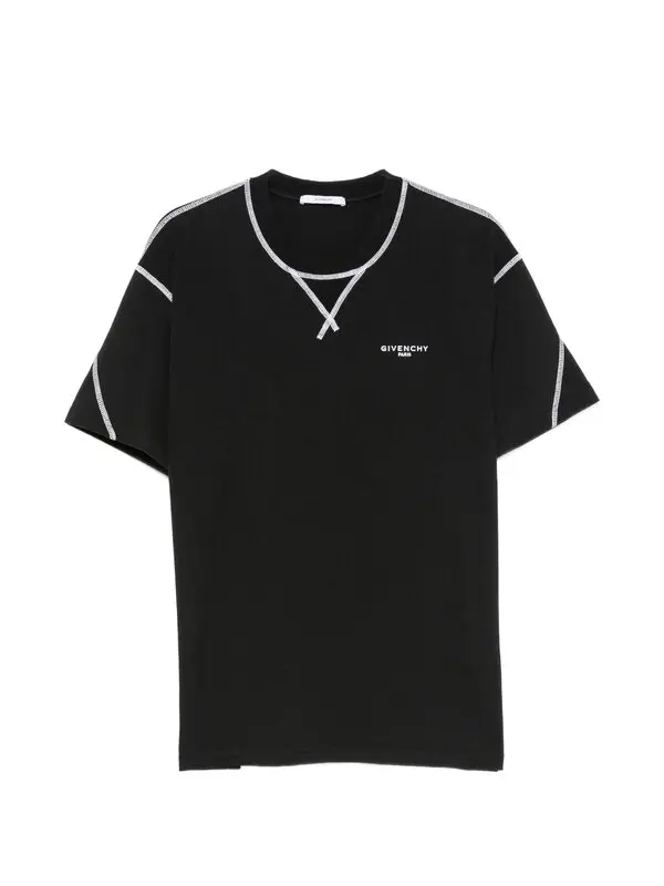 Givenchy Couture Seam Contrasted Stitch T-shirt