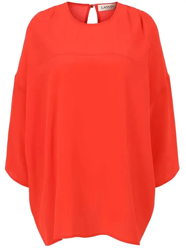 LANVIN Round Neck - Red