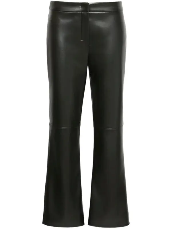 MAX MARA `S Leather Cropped Pants
