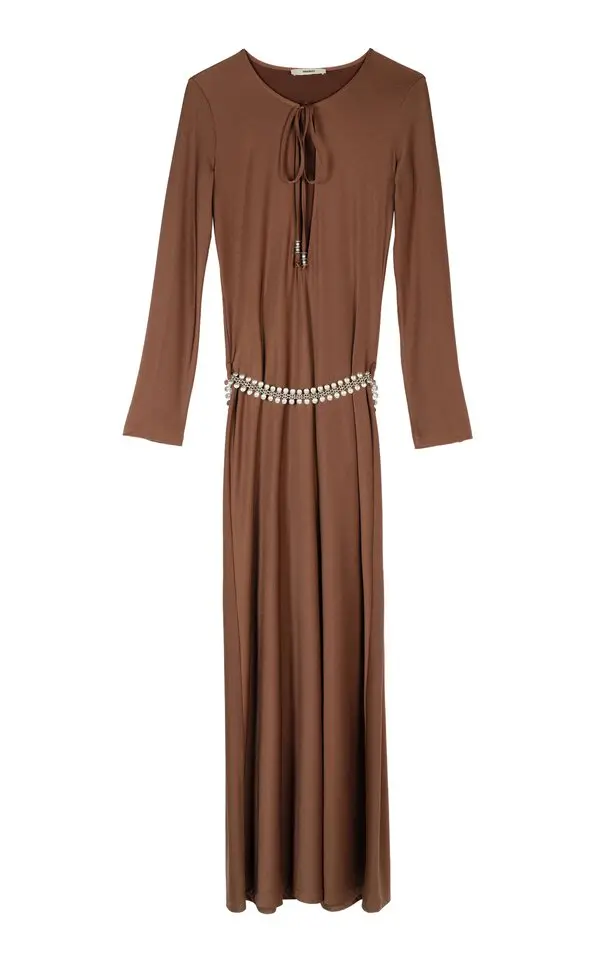 SIEDRES Magy Maxi Dress - Brown
