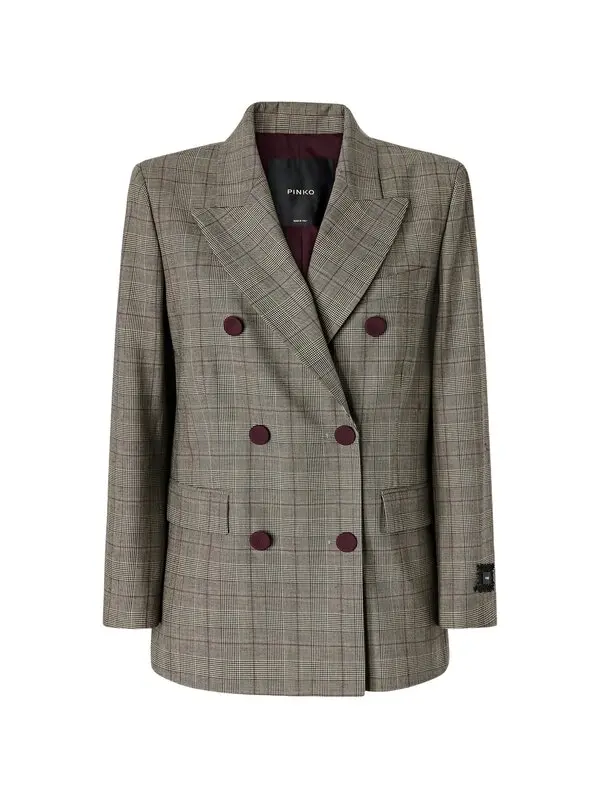 Pinko New Guinea Jacket Wool Blend - Multi