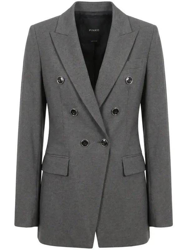 Pinko Hibiscus Jacket Fabric Point - Gray