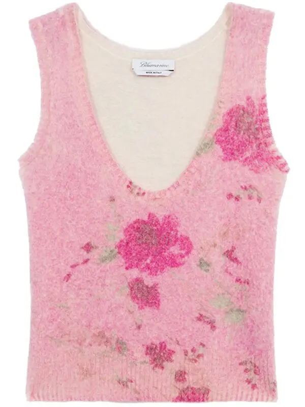 Blumarine Sleeveless Sweater - Pink