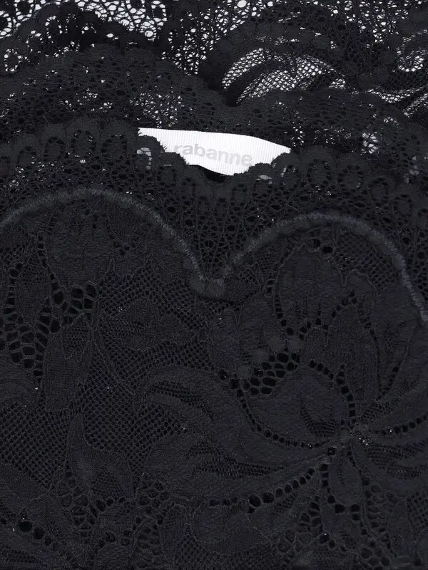 Rabanne Cropped Lace Top