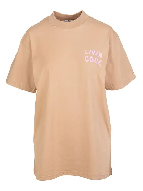LIVIN COOL Tee Artwork - Brown