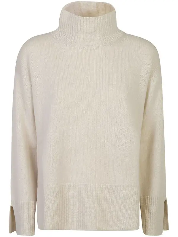 LE TRICOT PERUGIA Turtleneck Sweater - Beige