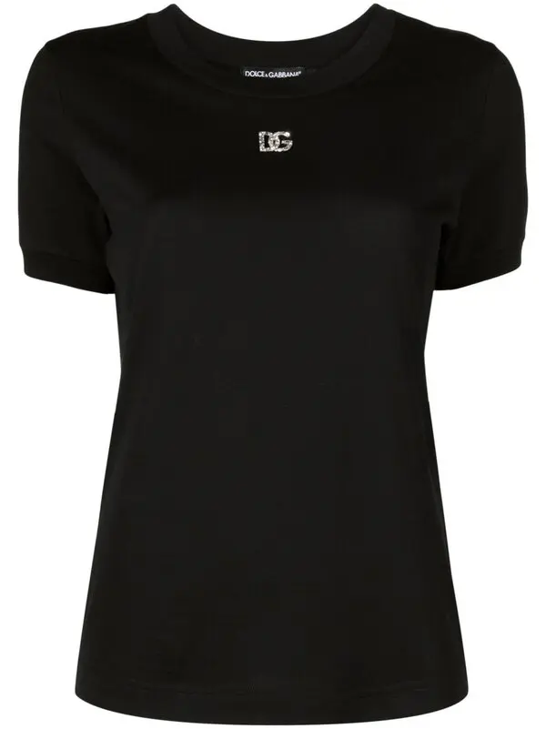 Dolce & Gabbana Short Sleeve T-shirt - Black