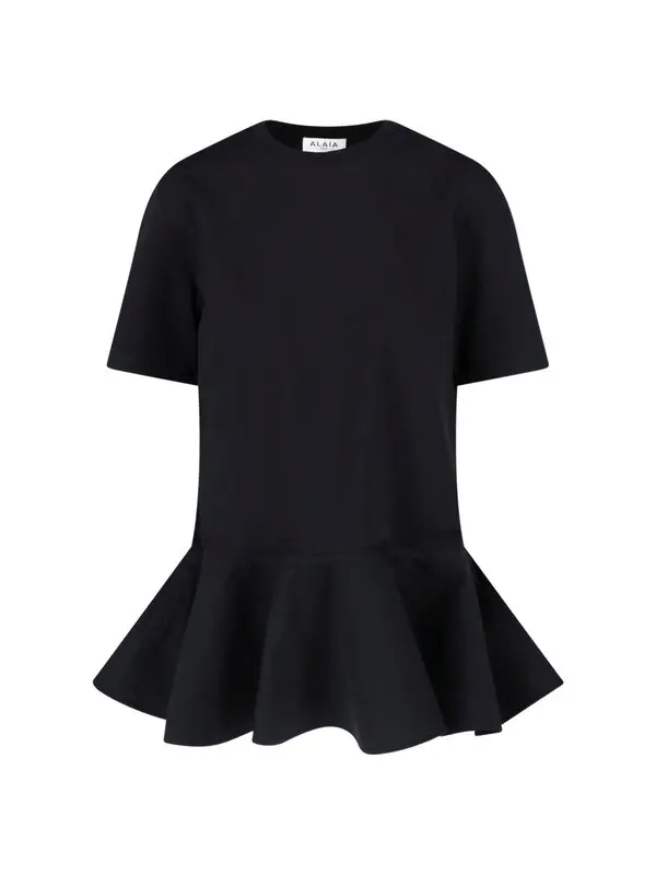 Alaïa T-shirt "crinoline - Black