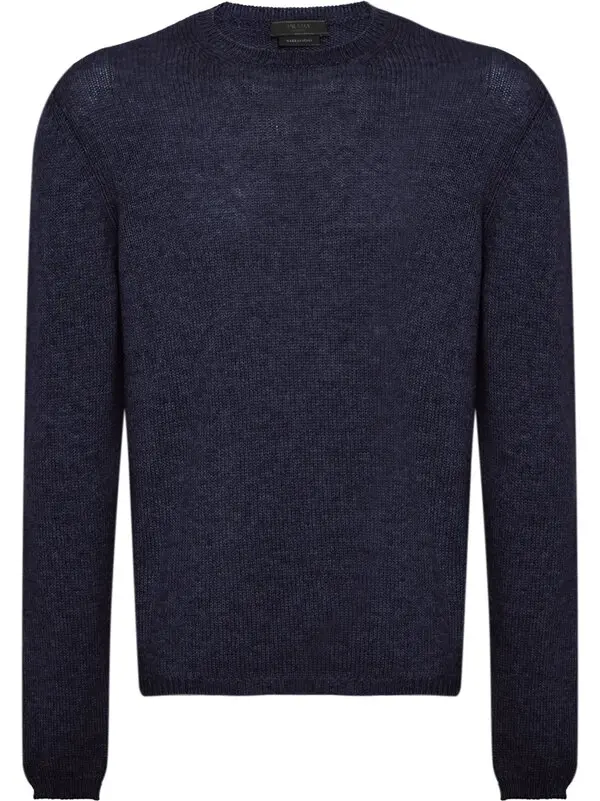 Prada Crew Neck Sweater - Blue