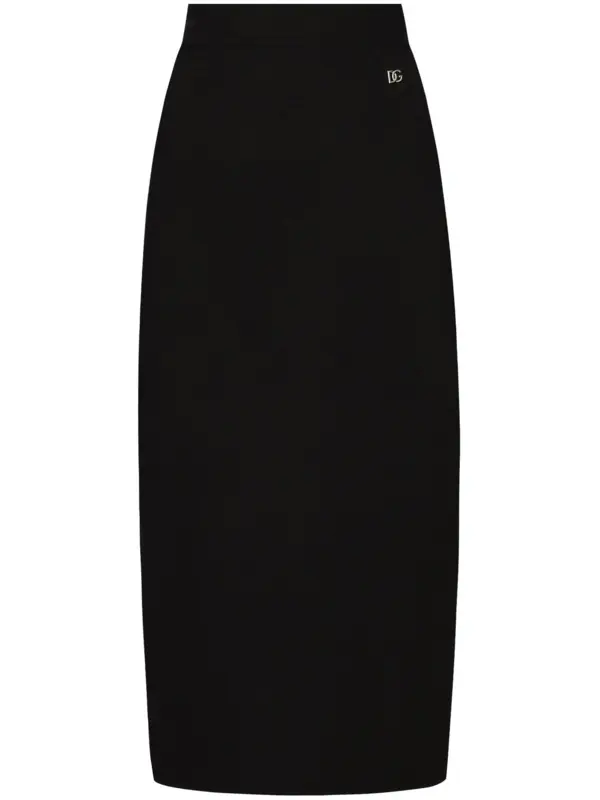 Dolce & Gabbana Midi Skirt - Black