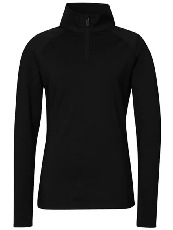 PHENIX Retro Future 1/2 Zip Tee - Black