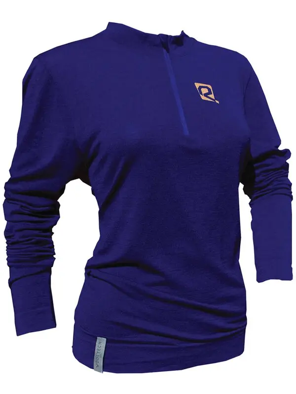 RIDAY Long Sleeve T-shirt With Zip