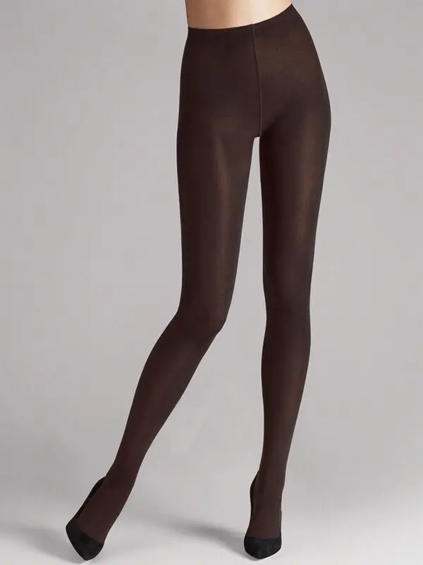 Wolford Mat Opaque 80 Tights - Brown