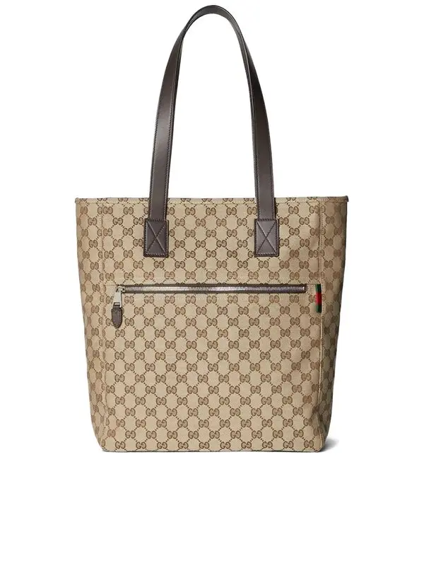 Gucci Gg Canvas Large Tote Bag - Beige
