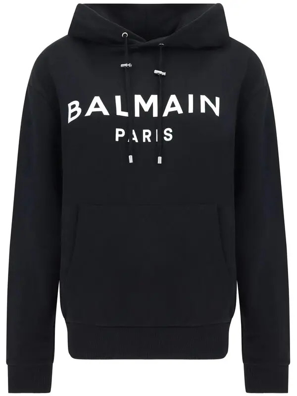 BALMAIN PARIS Hooded Sweatshirt With Print