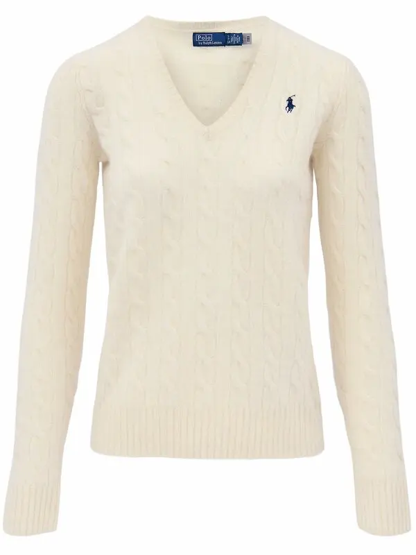 Polo Ralph Lauren Kimberly Pullover V-neck Knit Sweater