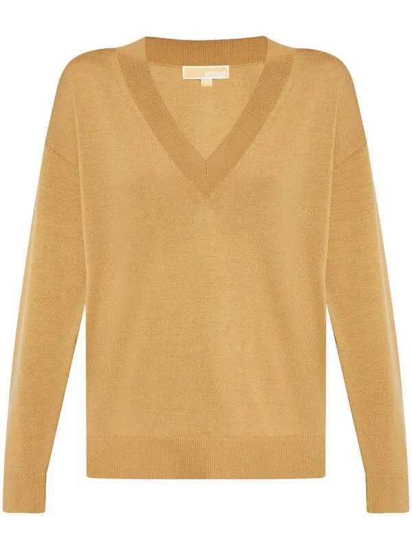 Michael Kors Merino Sweaters - Brown