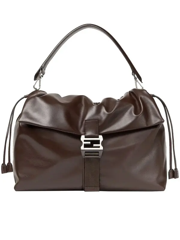 Fendi Flux Maxi Messenger - Brown
