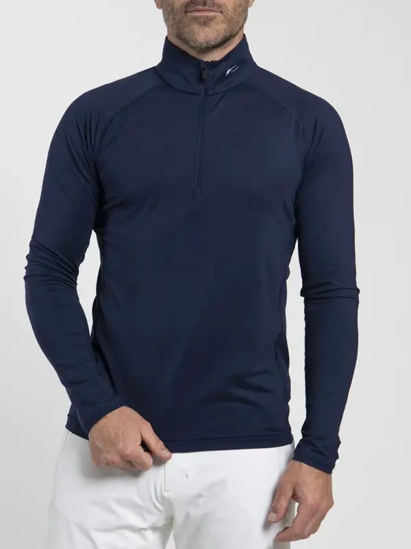 Kjus Technical Performance Half Zip Shirt - Blue