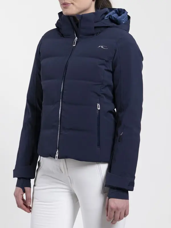 Kjus Capture Down Jacket With Hood - Blue