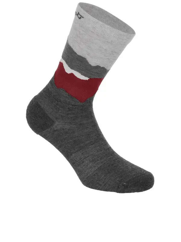 LAMUNT Martha Socks With Illustration - Gray