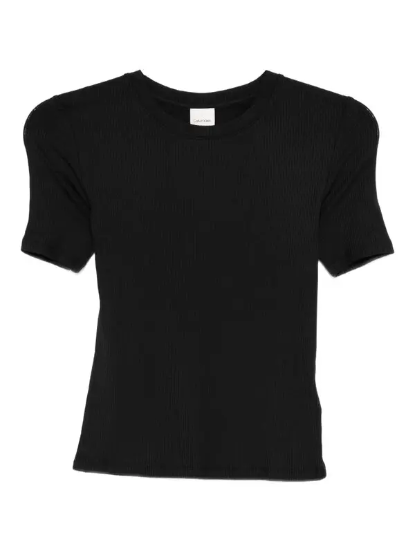 Calvin Klein A Modal Rib Tee - Black