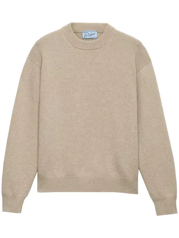 Prada Crew Neck Sweater In Re-cashmere