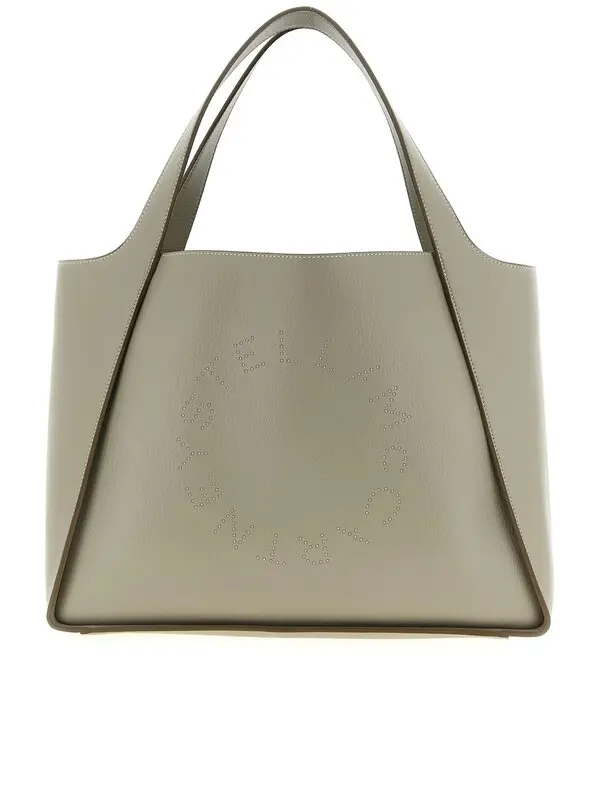 Stella McCartney Embossed Grainy Tote Bag - Green