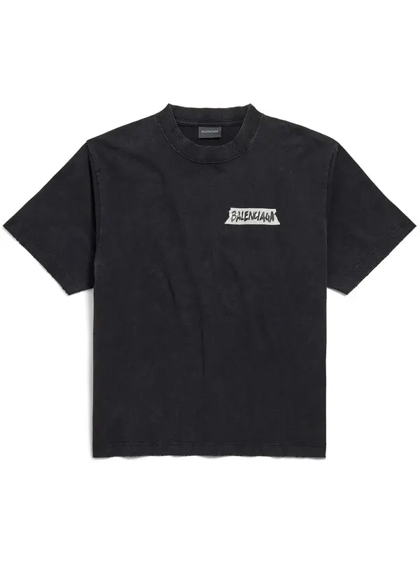 Balenciaga Medium Fit T-shirt - Black