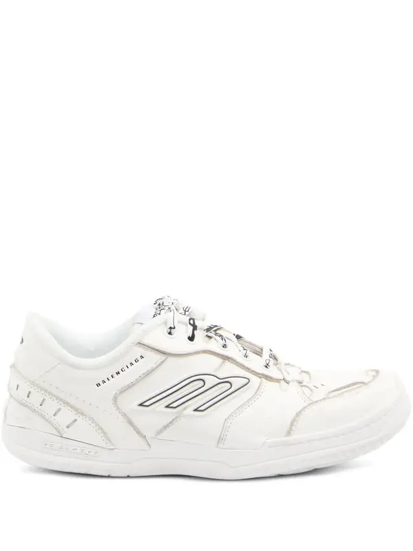 Balenciaga Hamptons Medium Wornout - White
