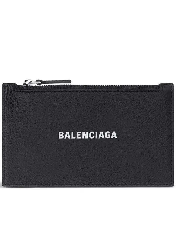 Balenciaga Cash Long Coin Cad Holder - Black