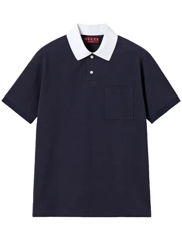 Gucci Stretch Cotton Piqué Polo