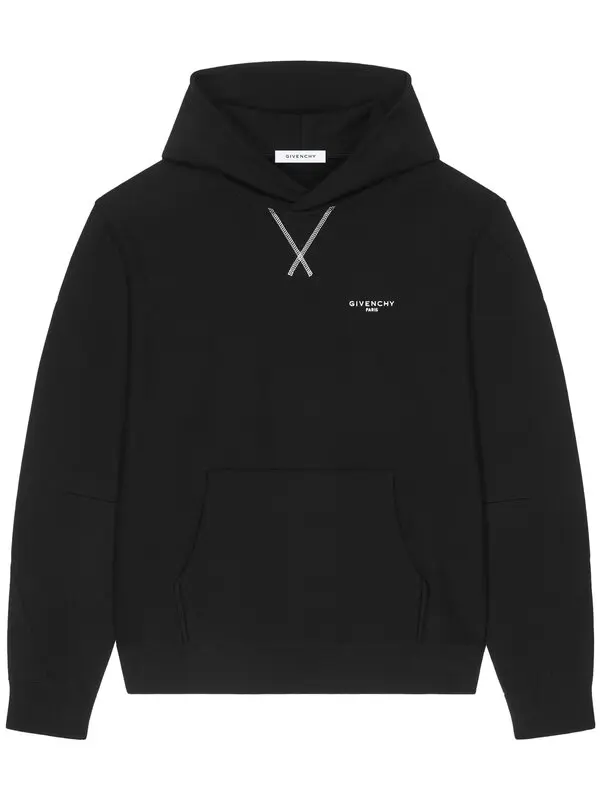 Givenchy Couture Seam Regular Fit Hoodie - Black